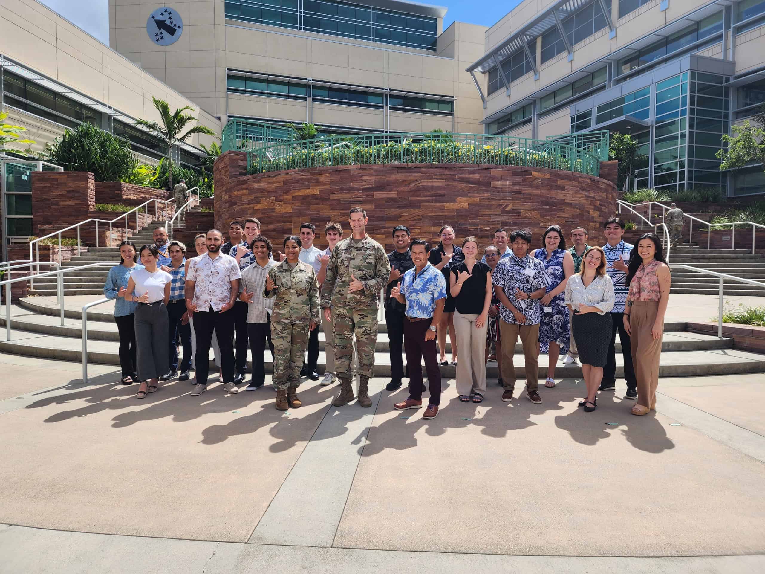 Summer 2024 Intern Visit to U.S. Army Pacific, Fort Shafter - Hawaii P3I