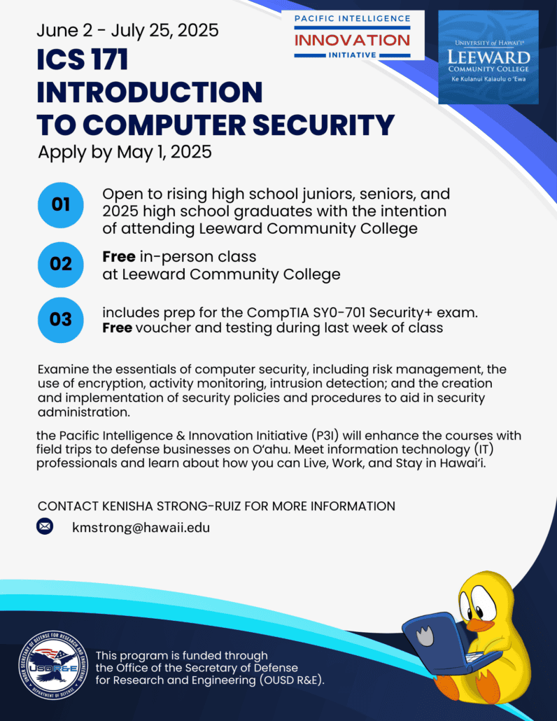 High School Student Programs - Hawaii P3I